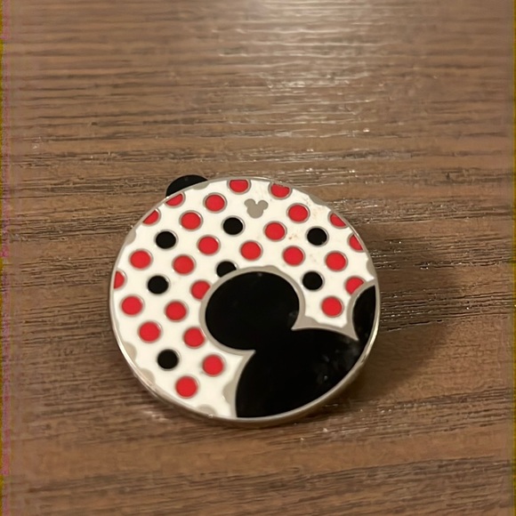 Disney | Jewelry | Disney Hidden Mickey Polka Dot Pin | Poshmark